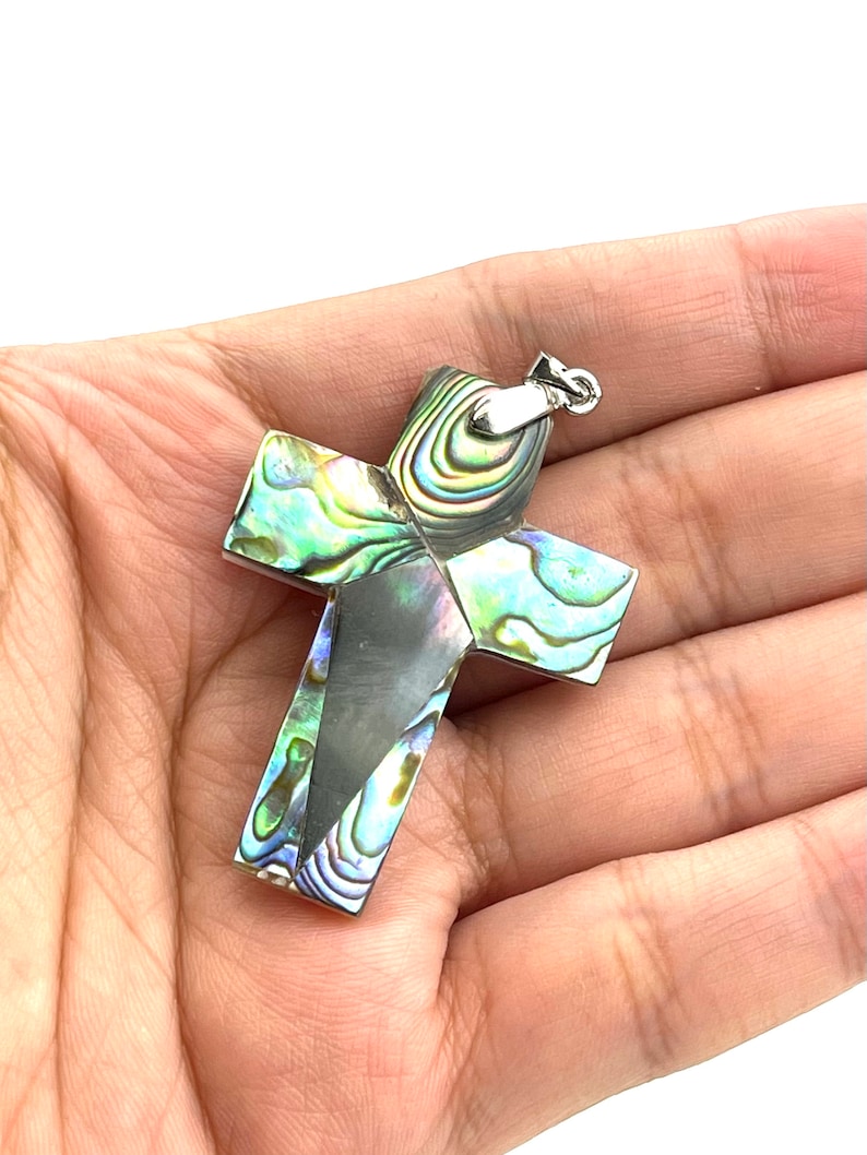 Abalone Cross Pendant, Sku#m924 - Etsy