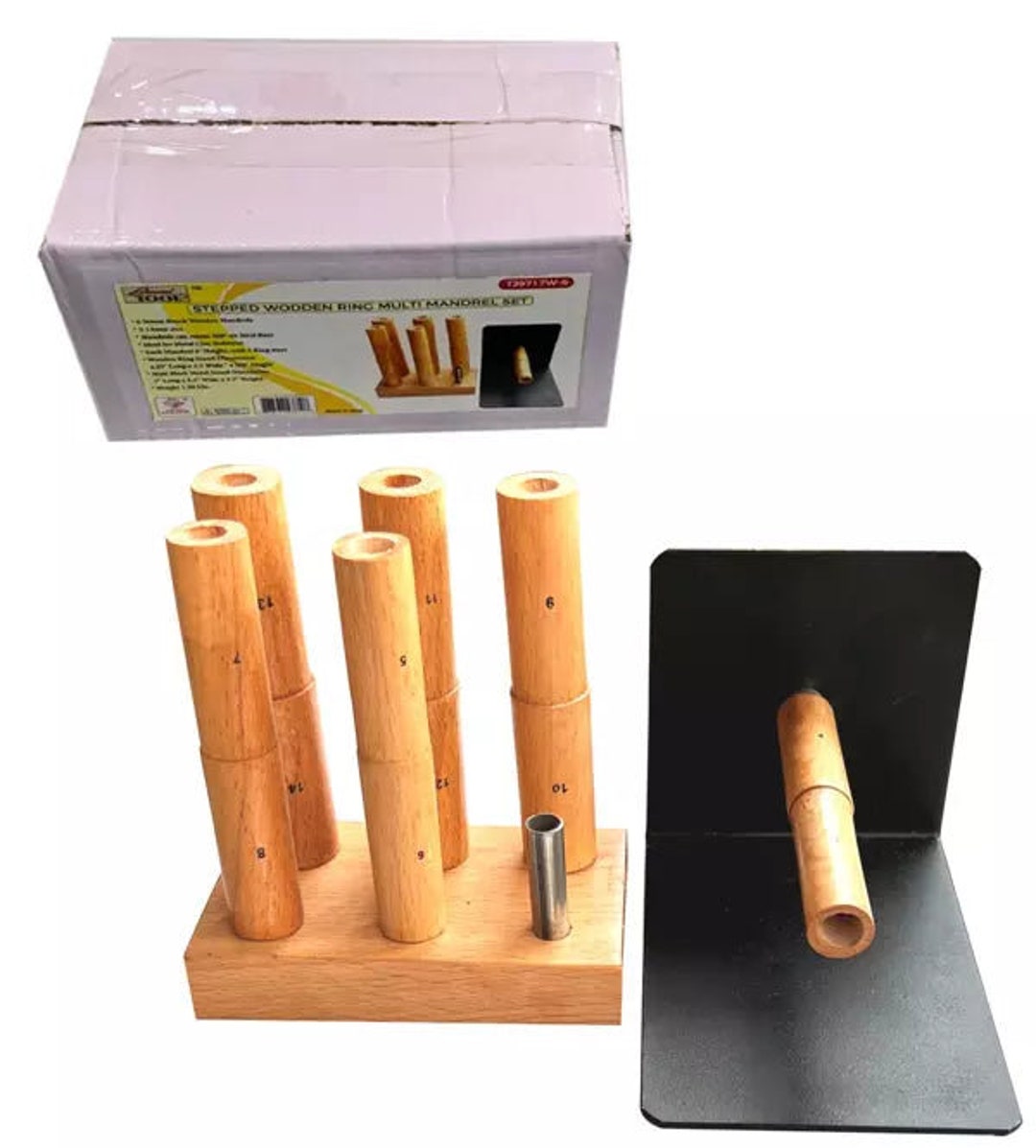 Stepped Wooden Ring Multi Mandrel Set - Etsy