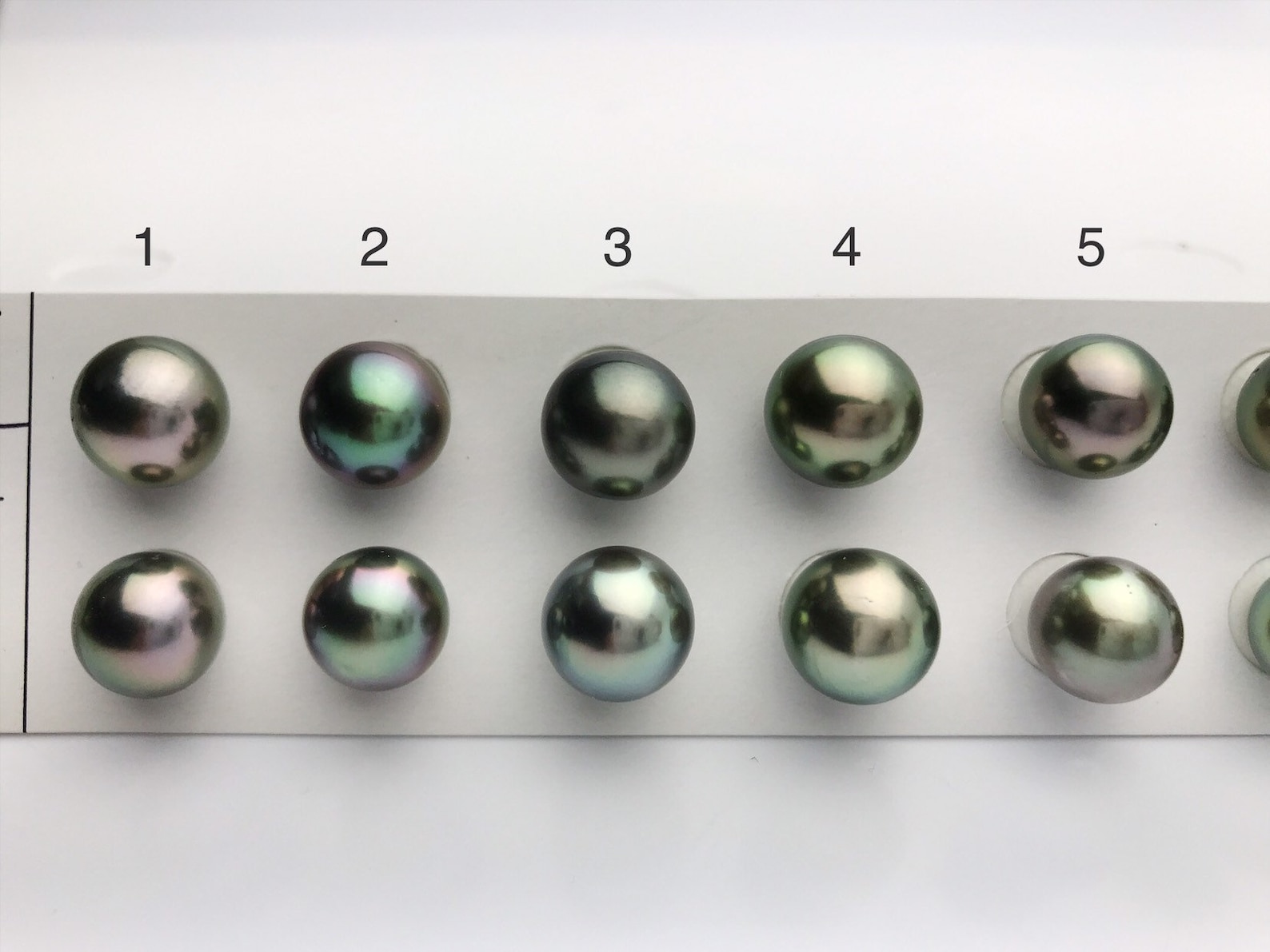 Tahitian Loose Pearl, AA, Peacock Color Matched Pairs 11mm to 11.9mm ...