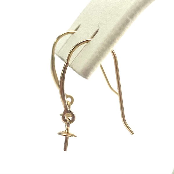 Solid Gold Ear Wires - Etsy