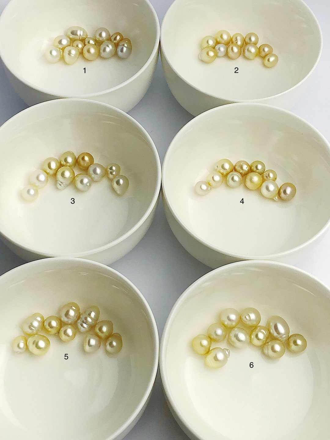 10 Pearls - Southsea Pearls From Burma - Natural Color - 9 to 13mm ...