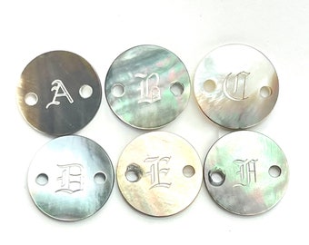 Abalone Letters - Etsy