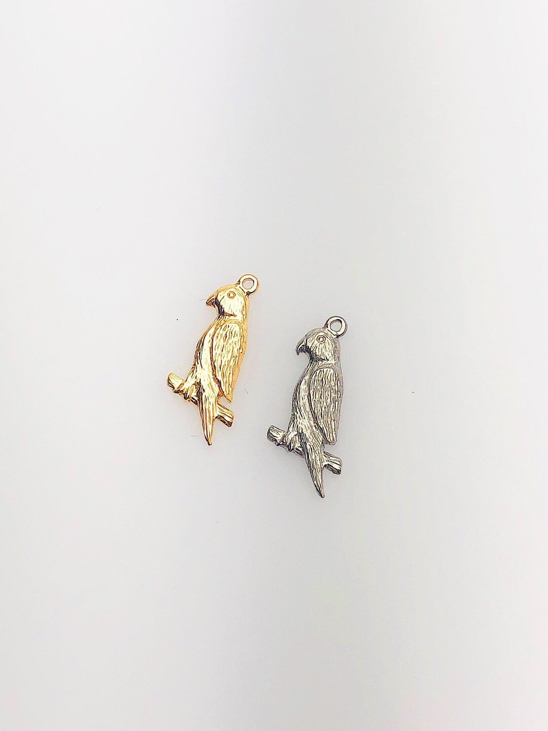 14K Solid Gold Parrot Charm W/ Ring, 6.4x15.9mm, Made in USA (L-28) - Etsy