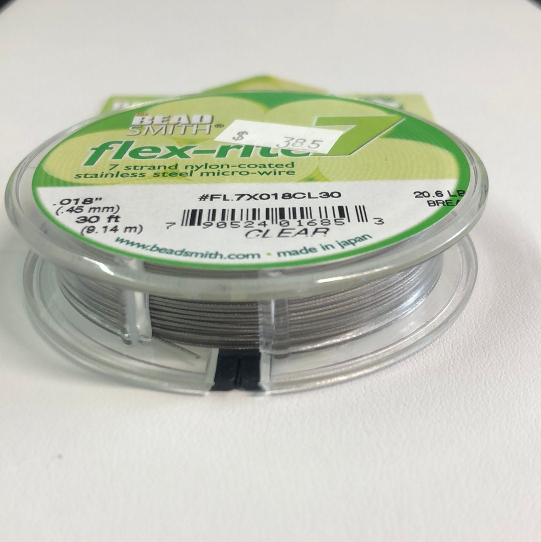 Flex-rite 7 Strand Stainless Steel Wire .018" - Etsy
