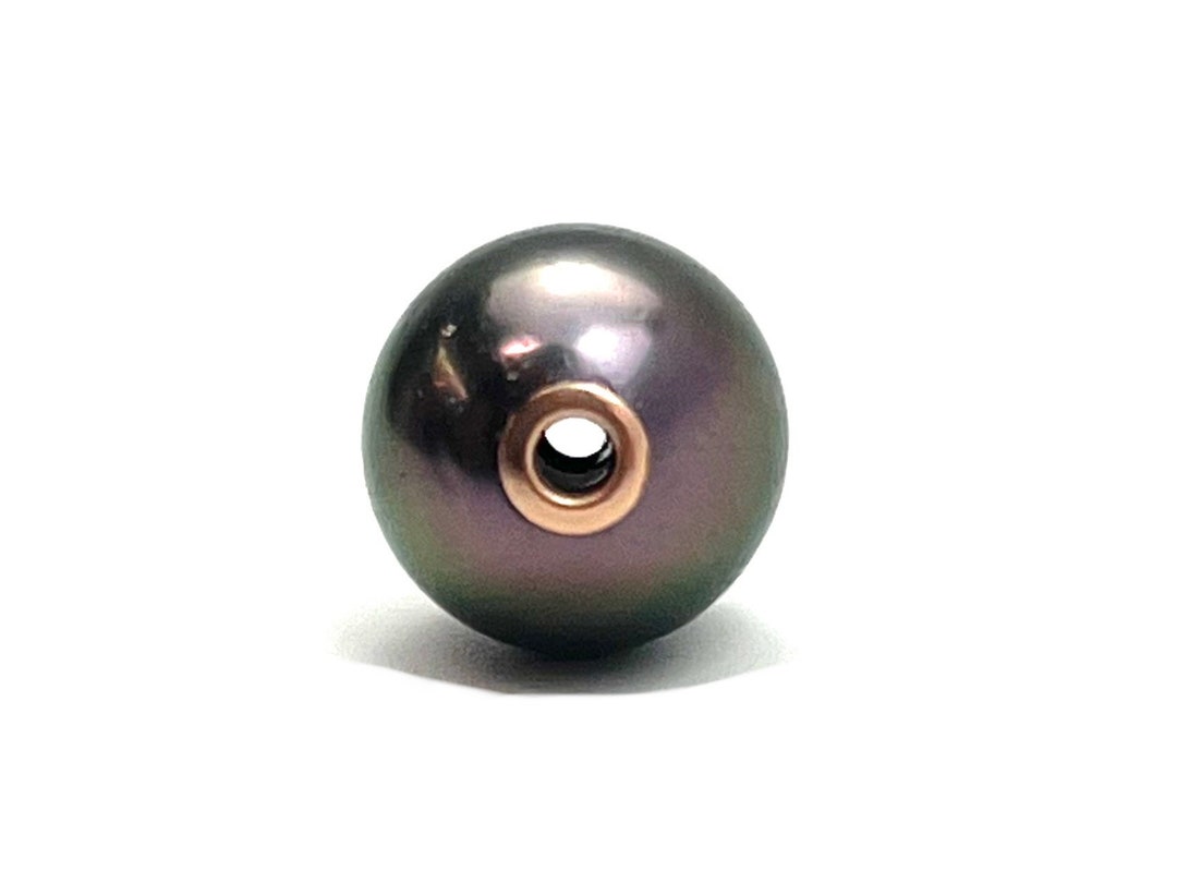 14k Gold Rose, 2.0mm OD Light Bead Grommet 1.5mm Hole, 14k Rose Gold ...