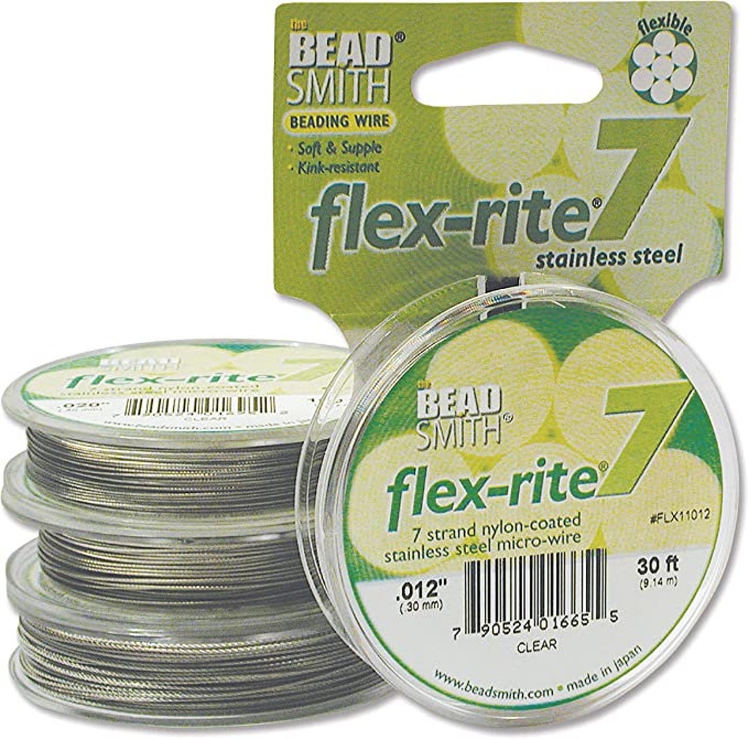 Flex-rite 7 Strand Stainless Steel Wire .012" - Etsy