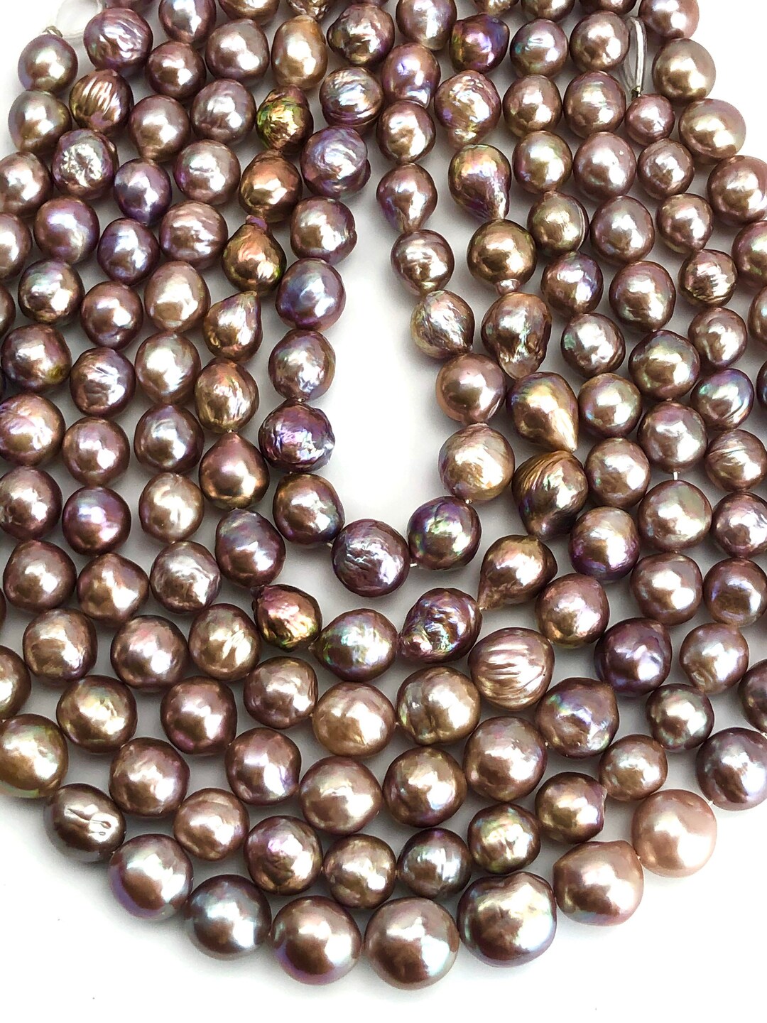 Stunning AAA Edison Pearl Strand , SKU# 070780 - Etsy