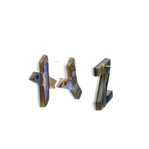 Stunning Abalone Mother of Pearl Letters - Etsy