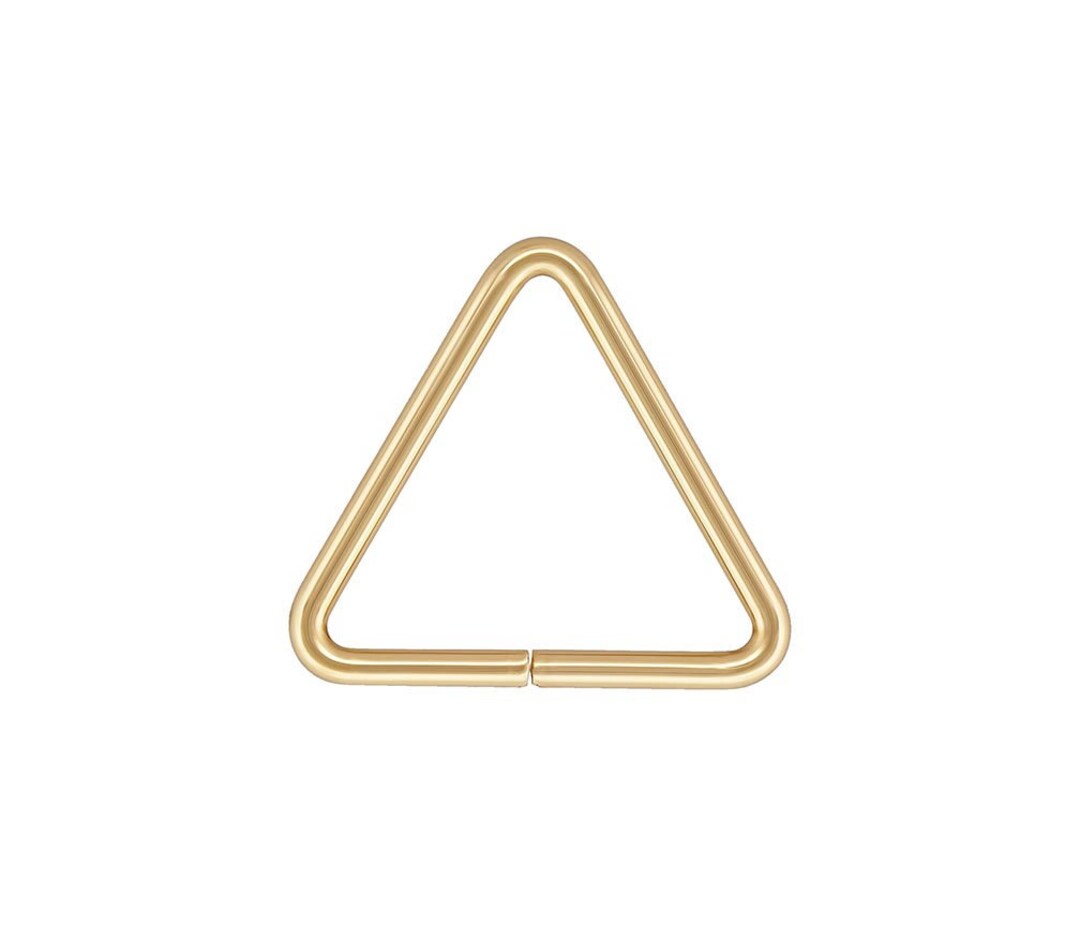 Triangle Jump Ring 19.5ga .035x.394" (0.89x10.0mm), 14k Gold Filled ...