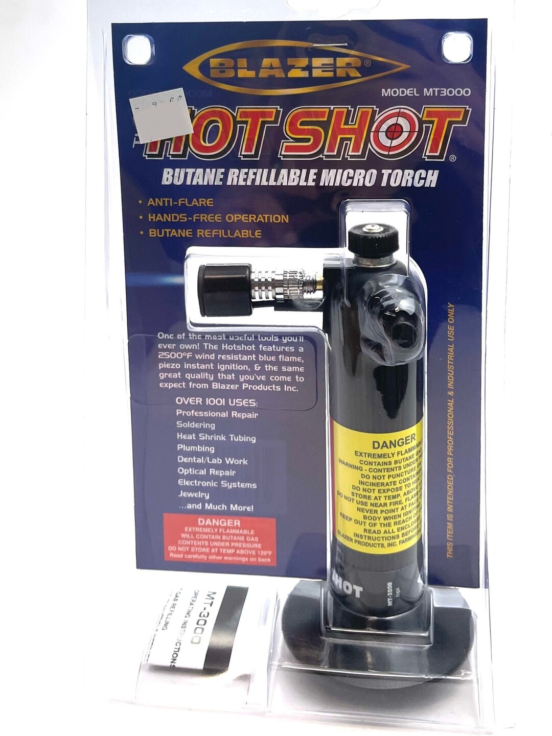 The Hot Shot, Butane Refillable Micro Torch - Etsy