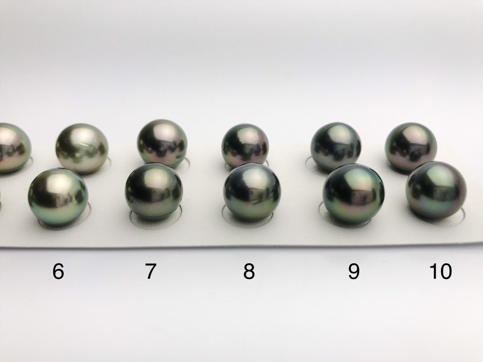 Tahitian Loose Pearl, AA, Peacock Color Matched Pairs 11mm to 11.9mm ...