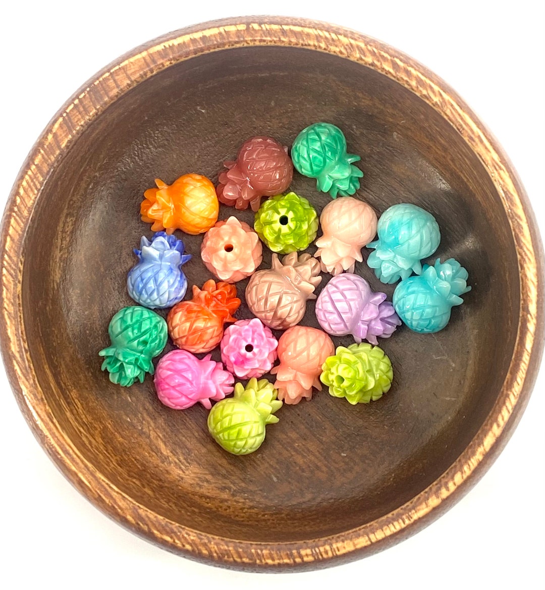 Mother of Pearl Pineapple Bead, Sku#m435 - Etsy