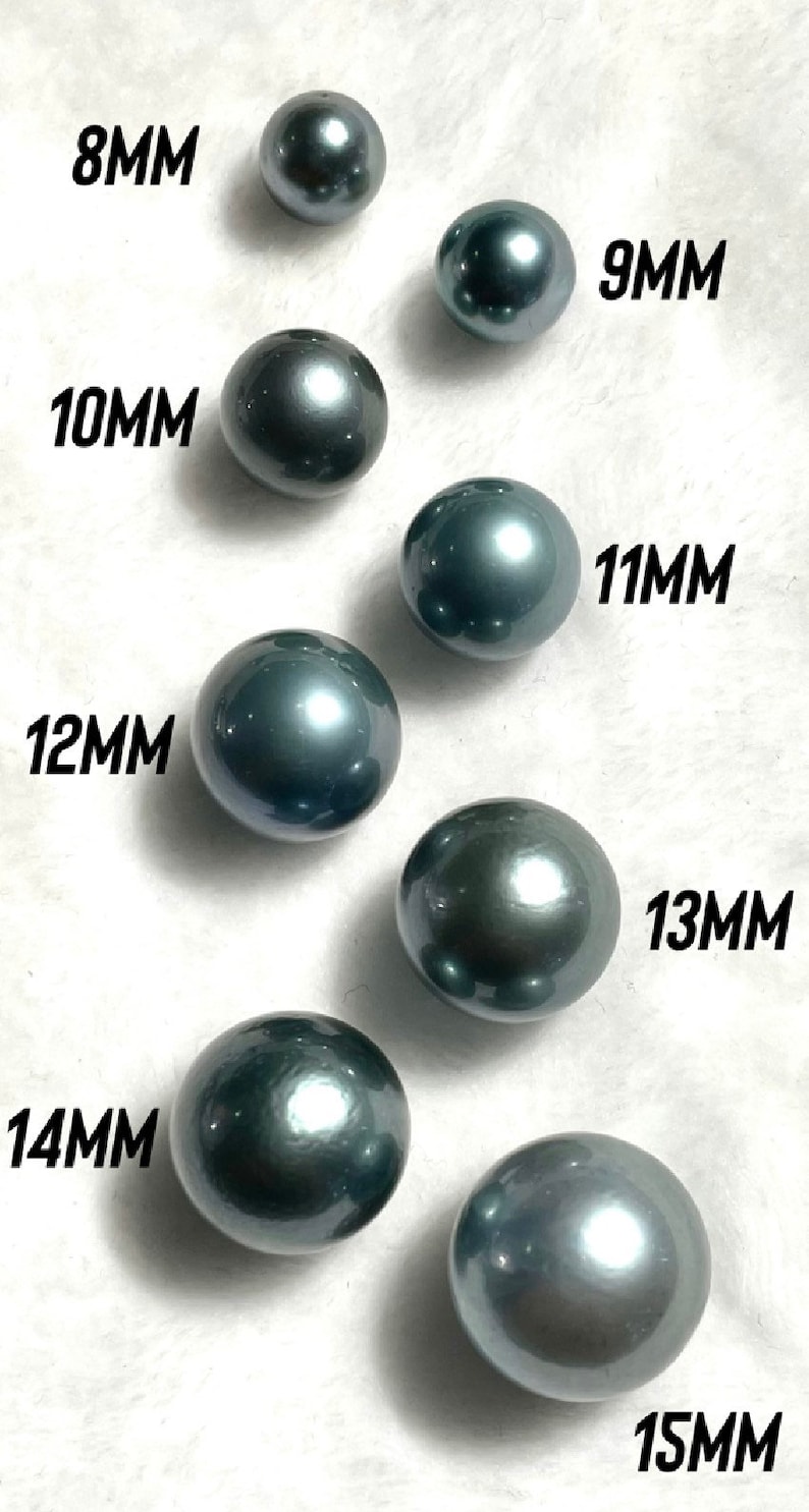 Ocean Blue Tahitian Pearl | Etsy
