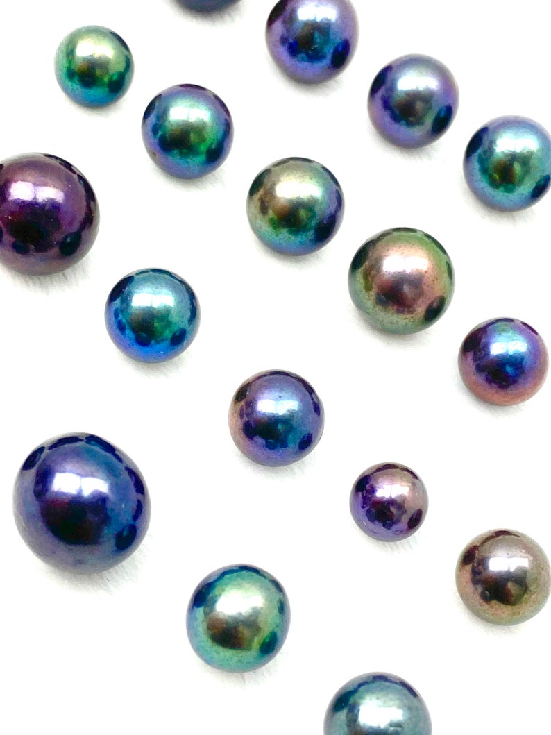 Lustrous Purple Edison Pearls, Round,10-11mm, AAA (897) - Etsy