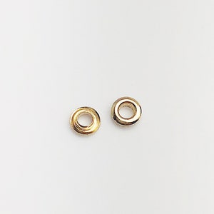 14K Gold 2.0mm Bead Grommet With 1.5mm Hole - Etsy
