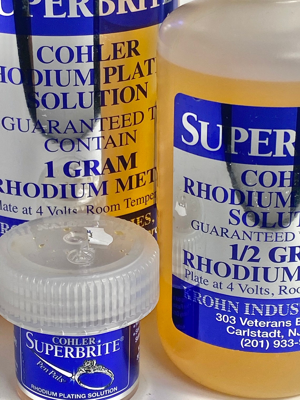Rhodium Plating Solution SKU RHDIUM4512 - Etsy