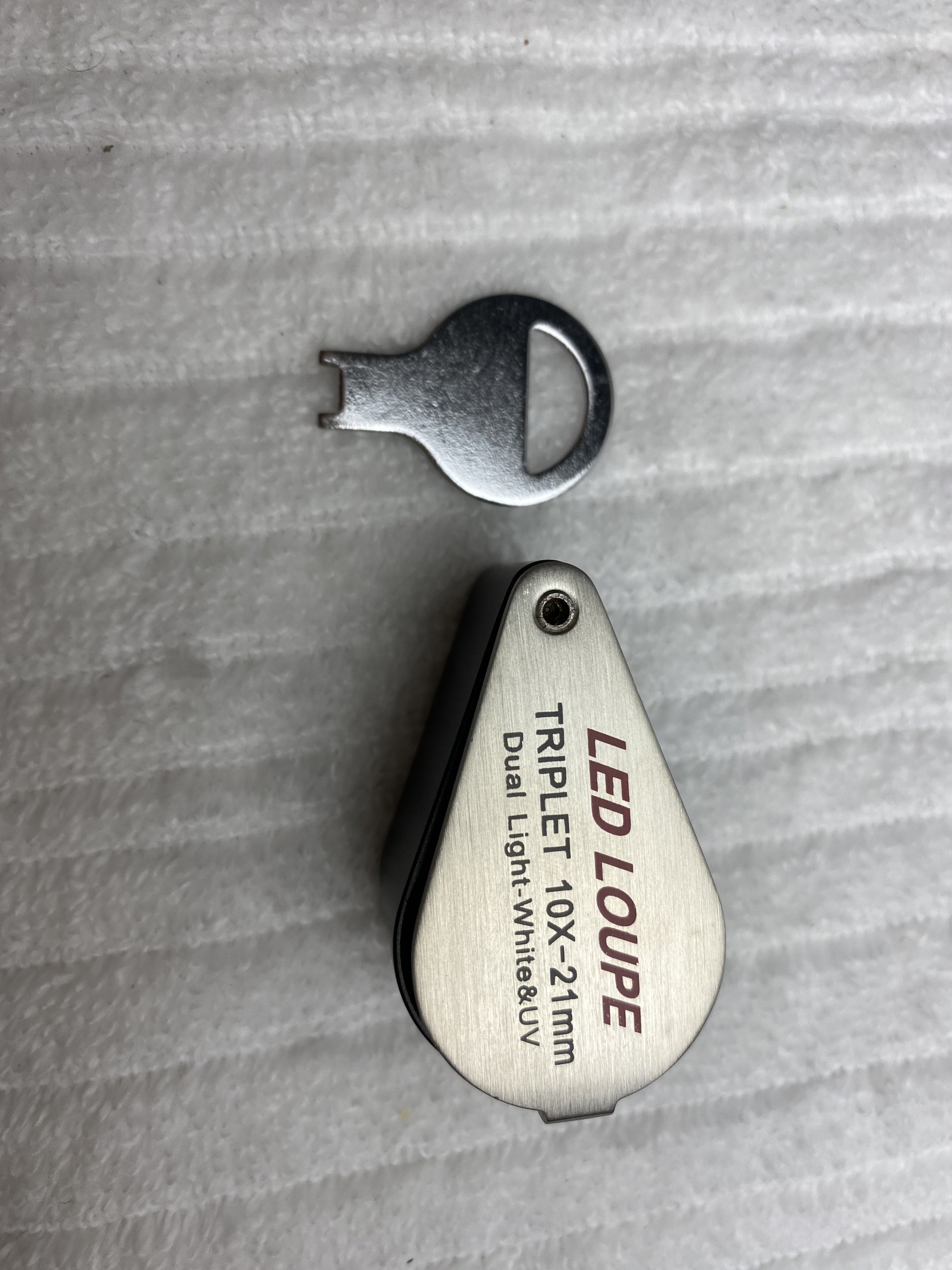 Jewelers Loop for jewelry with LED & UV light option. 10X | Etsy