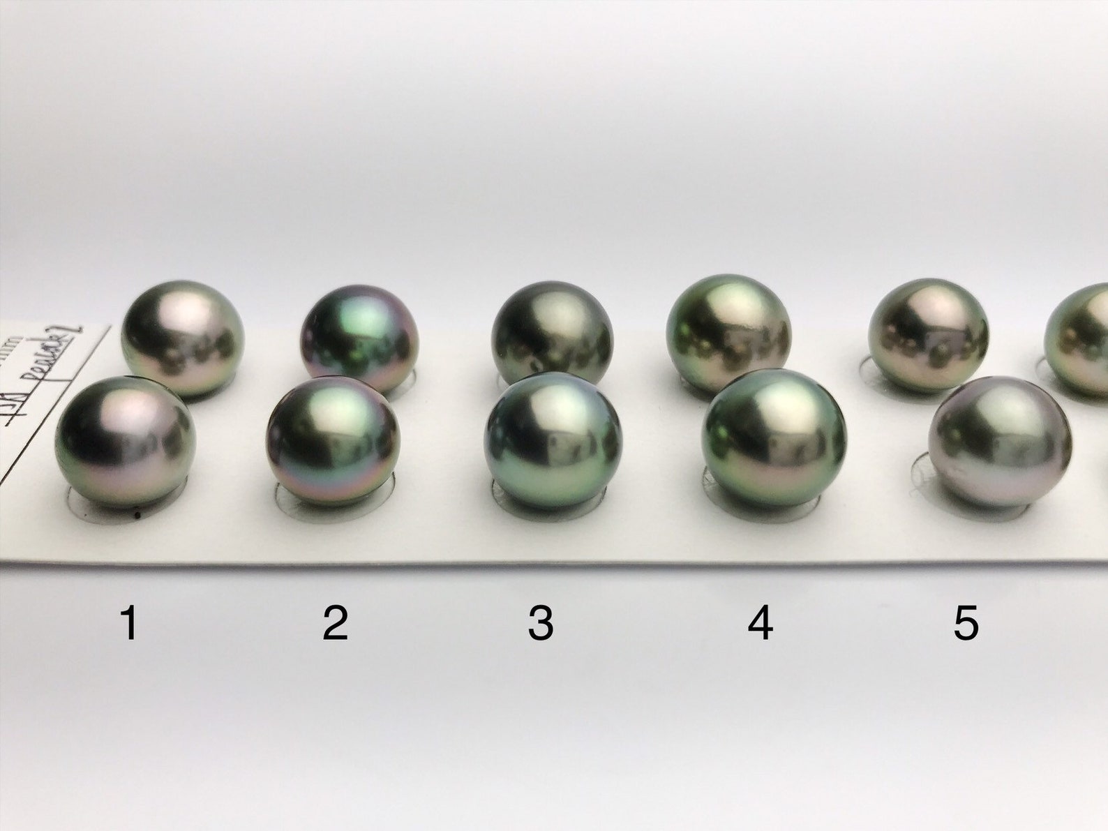 Tahitian Loose Pearl, AA, Peacock Color Matched Pairs 11mm to 11.9mm ...