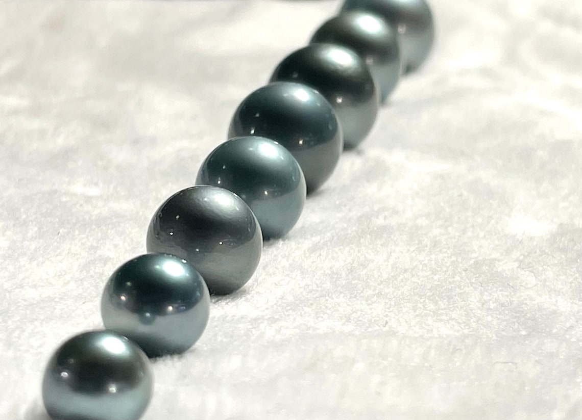 Ocean Blue Tahitian Pearl | Etsy