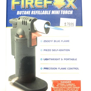 Butane Refillable Mini Torch - Etsy