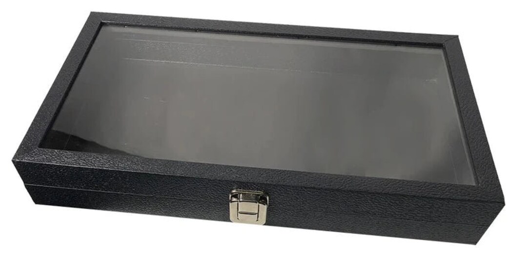 Glass Top Metal Clasps Lid Cases - Etsy