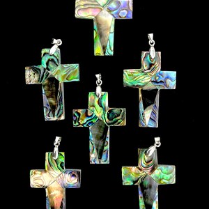 Abalone Cross Pendant, Sku#m924 - Etsy