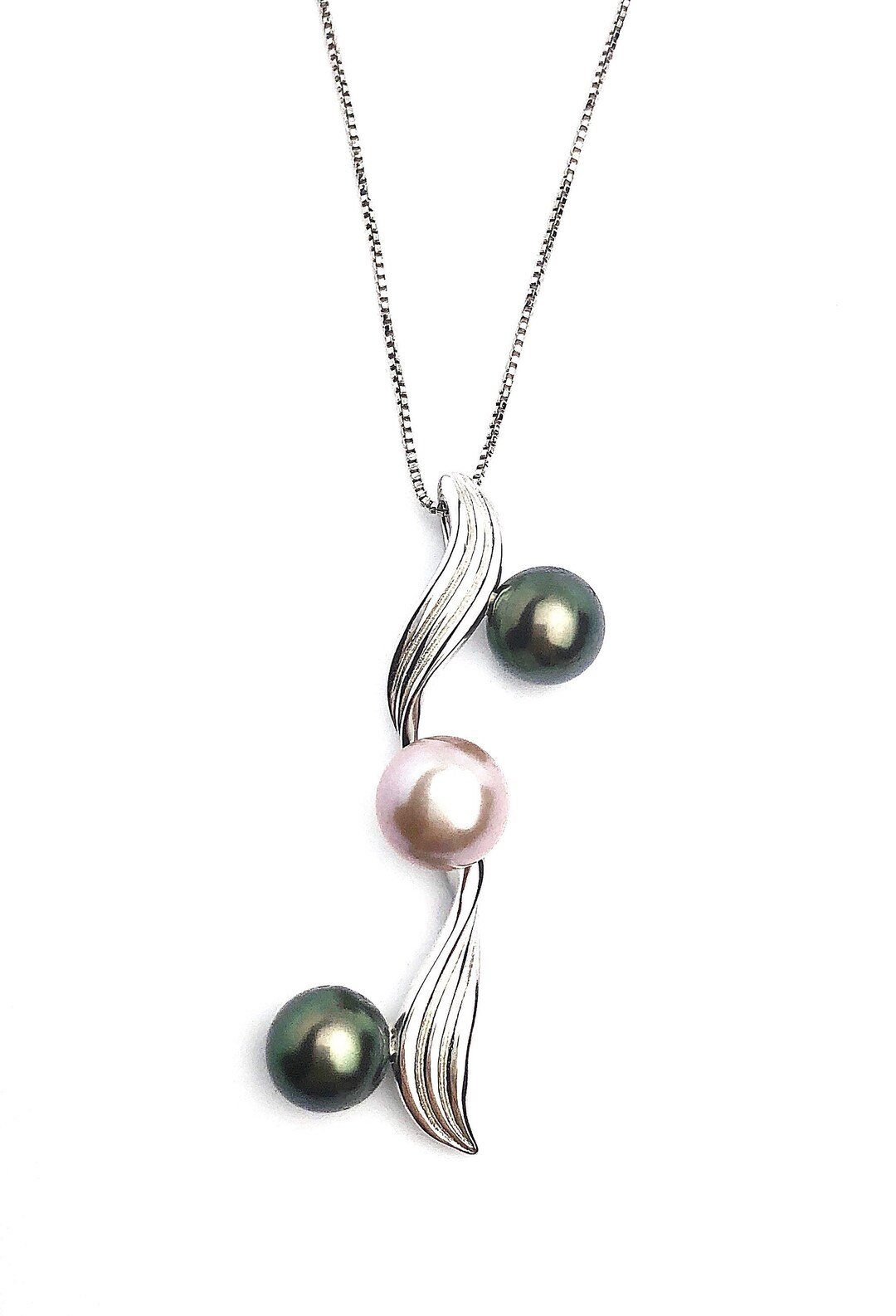 Sterling Silver Pearl Pendant Setting - SP43. Setting Only. No Pearl ...