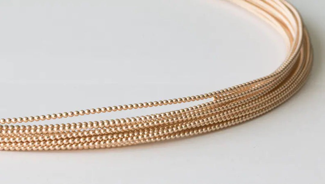 Bubble Wire 14K Gold Filled 1.5mm - Etsy