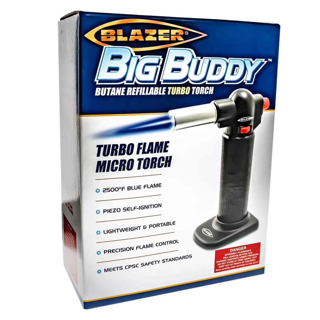 Big Buddy Butane Refillable Turbo Torch - Etsy