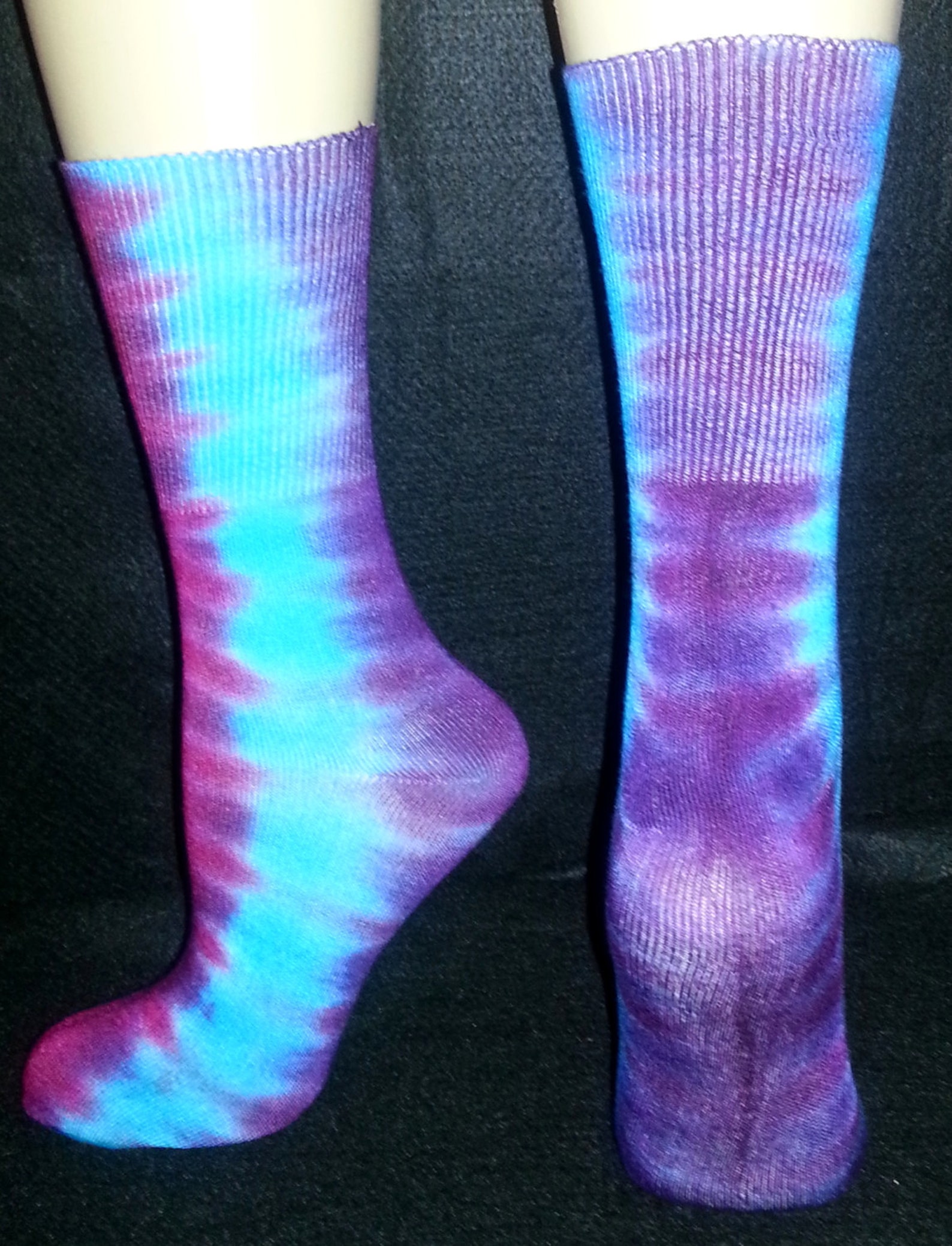 Tie Dye Sock Bamboo Adult Unisex 9-11 or 11-13 hand Dyed - Etsy