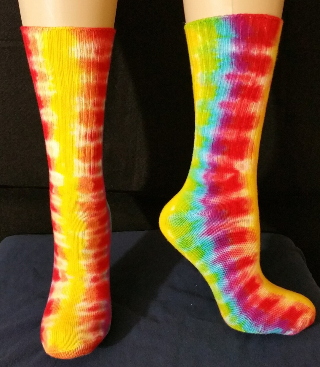 Tie Dye Sock Bamboo Adult Unisex 9-11 or 11-13 hand Dyed - Etsy