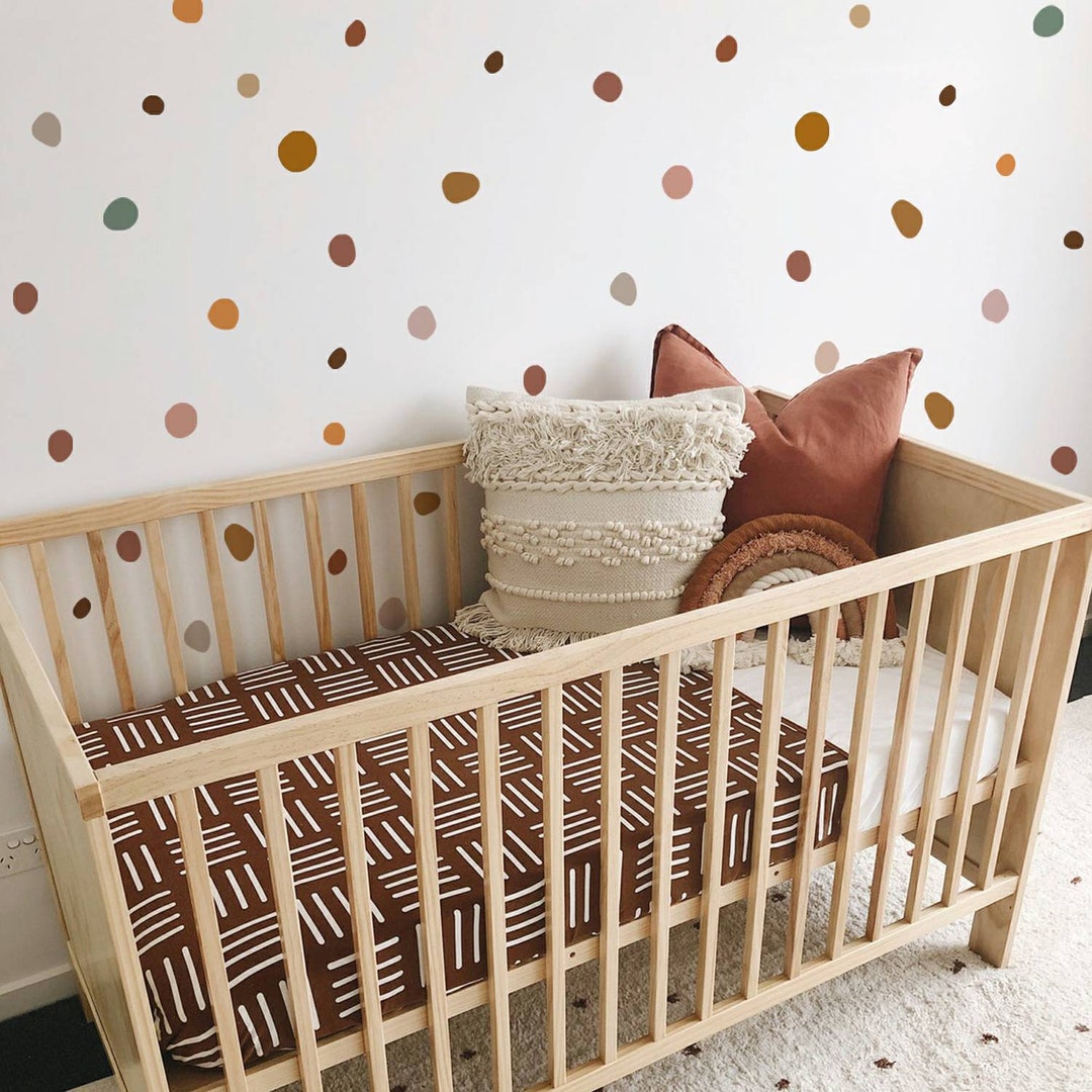 Boho POLKA DOT Spot Wall Decals | Boho Nursery Wall Decal Stickers ...