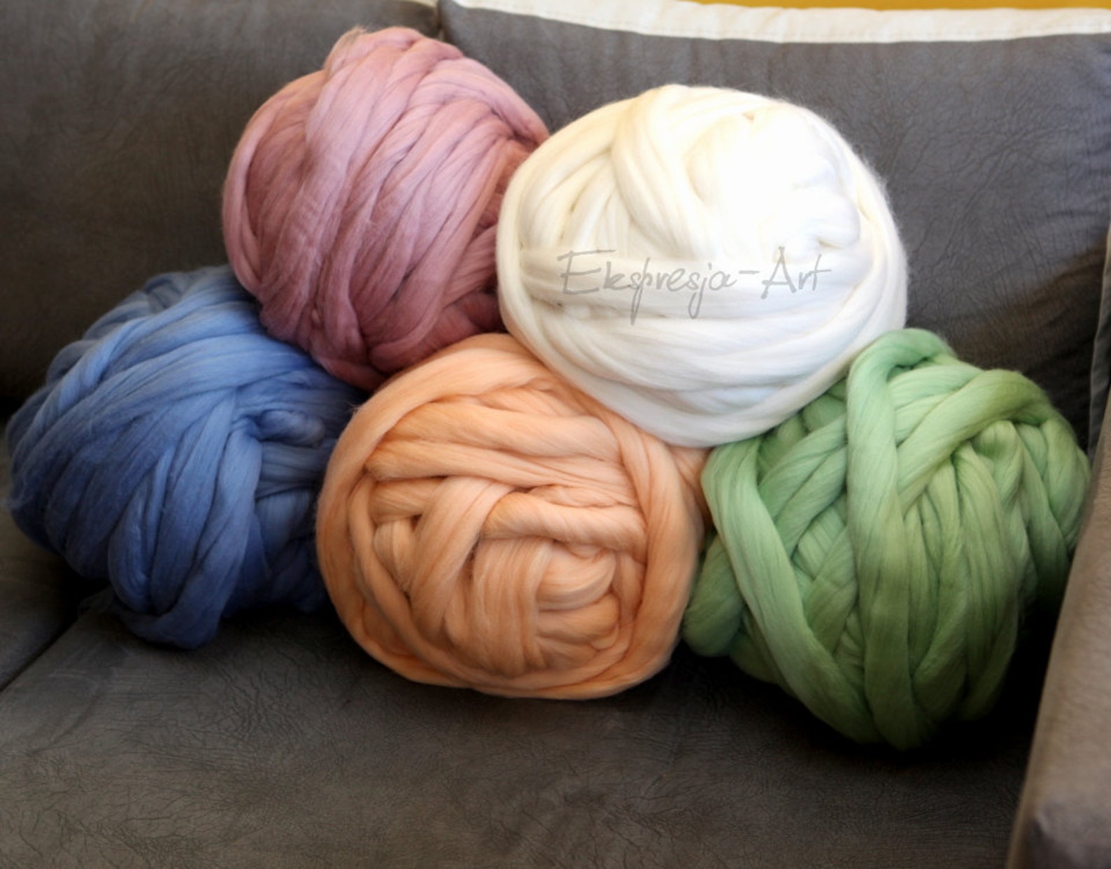 Chunky Merino Wool Yarn Wool Tops Pure Wool Arm Knitting | Etsy