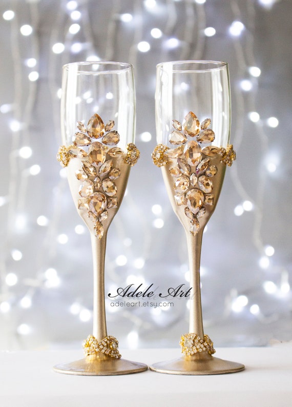 Champagne goblets wedding store
