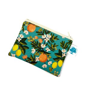 Citrus Mint - Coin Purse - Makeup Bag - Zipper Pouch - Cosmetic Bag ...