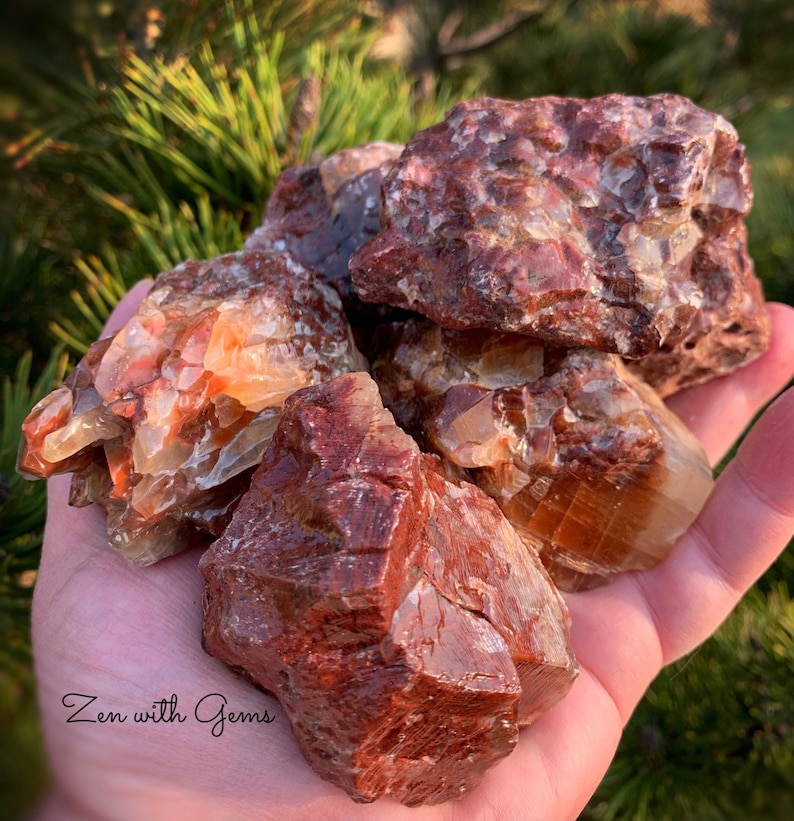 Red Calcite Large Dragons Blood Red Calcite Natural Rough - Etsy