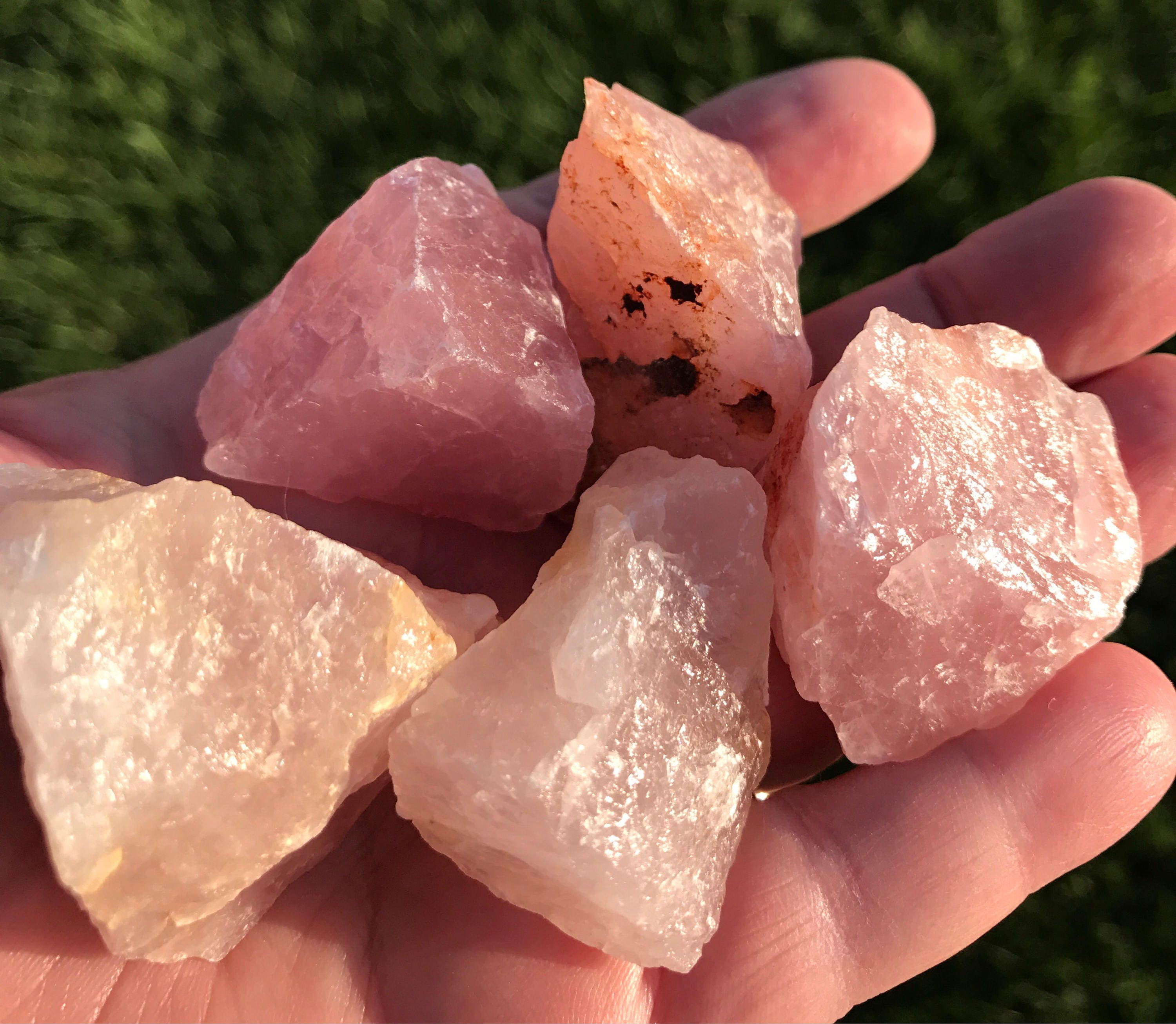 Rose Quartz, 2 SIZES, Small and Large, Crystal Grid, Chakra, Reiki ...