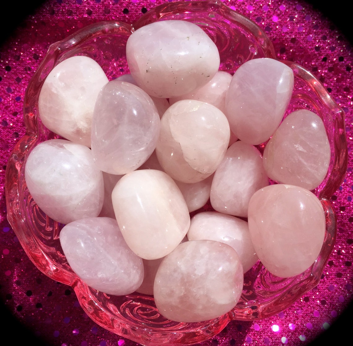 Tumbled Rose Quartz, Large Premium Quality, Crystal Grid, Chakra, Reiki ...