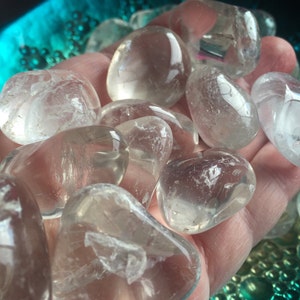 Quartz, Tumbled Quartz, Crystal Grid, Full Moon Charged, Use in Magic ...