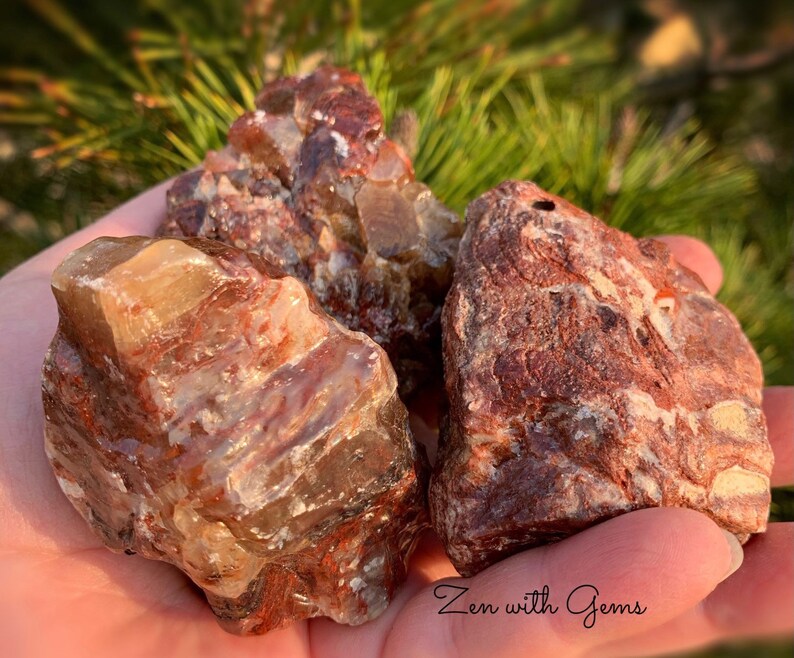 Red Calcite Large Dragons Blood Red Calcite Natural Rough | Etsy