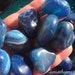 Indigo Blue Agate Large Tumbled Blue Agate Magic Spells - Etsy