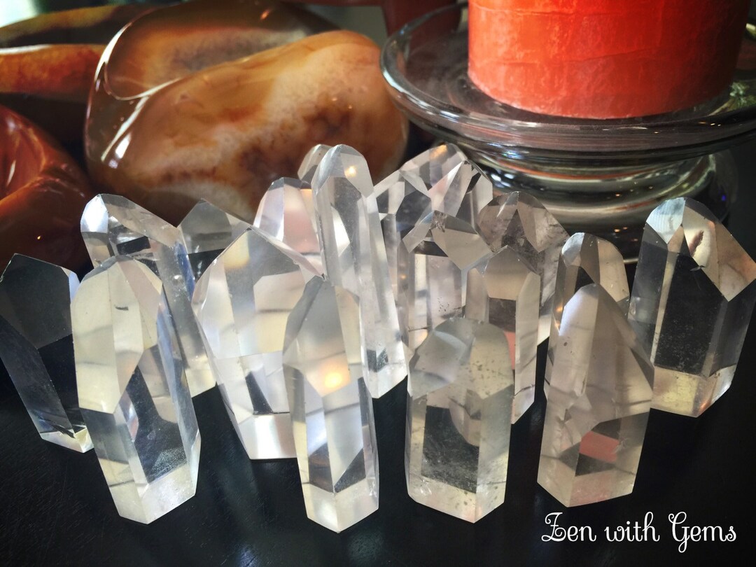 Small Quartz Point Quartz Generator Point Crystal Grid Full - Etsy