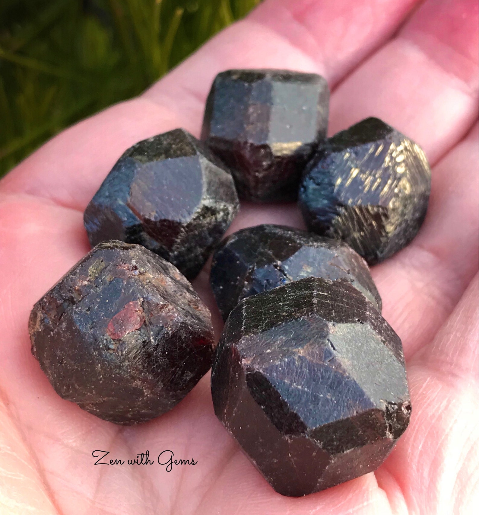 Garnet Rough Faceted Natural Rough Garnet Root Chakra Pagan - Etsy