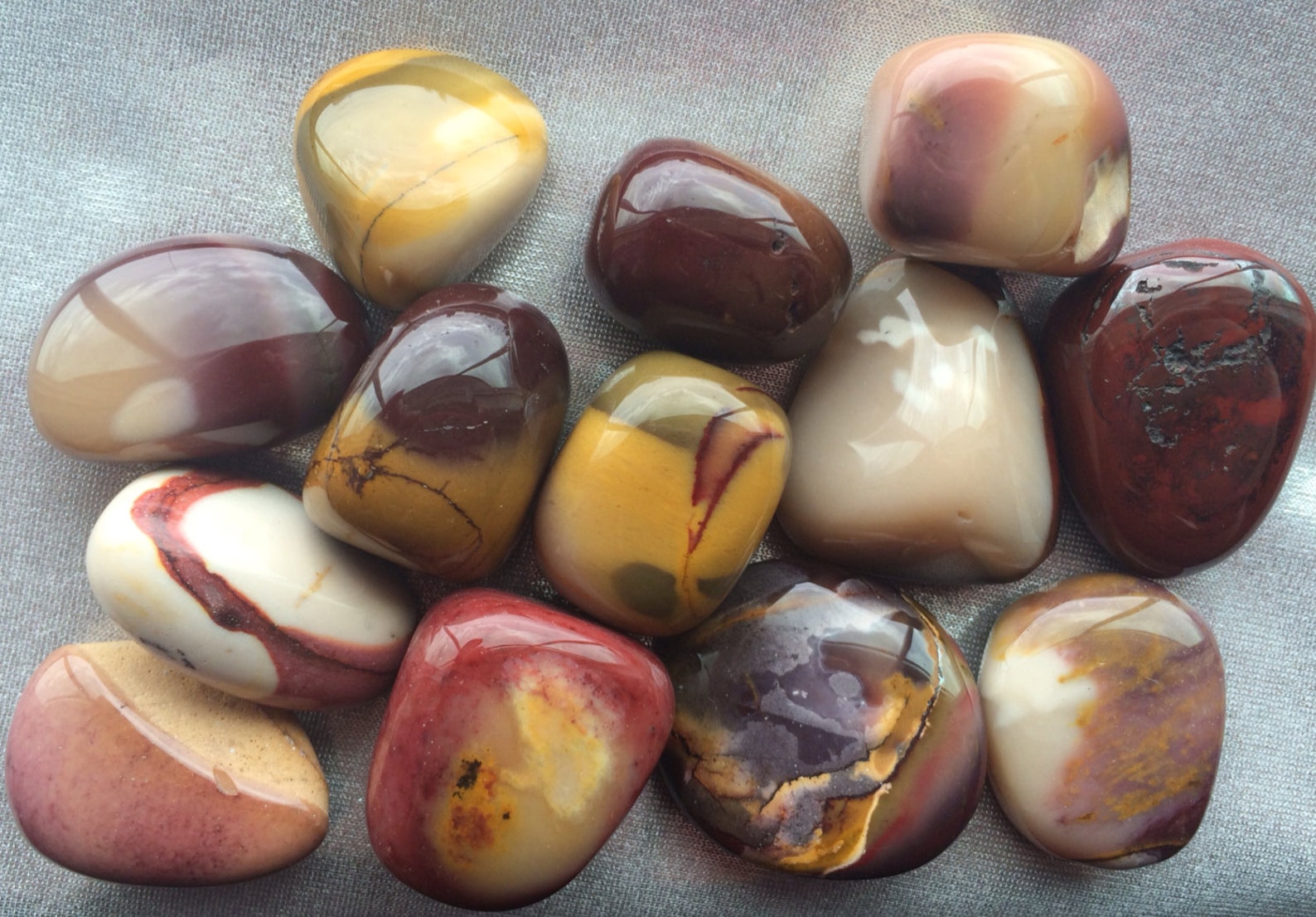 Tumbled Mookaite Crystal Grid Chakra Reiki Meditation | Etsy