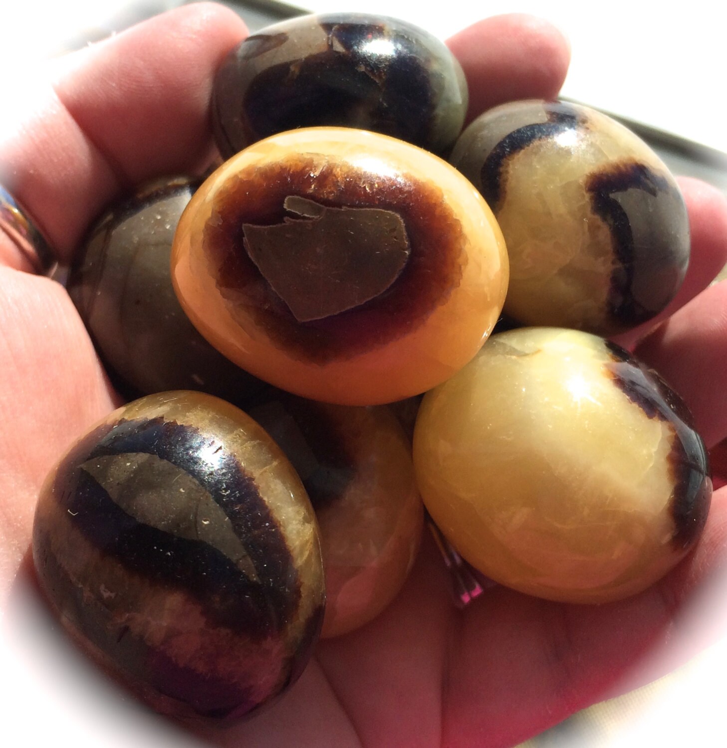 Septarian Tumbled, Dragon's Stone, Chakra, Reiki, Pagan Altar, Scared ...
