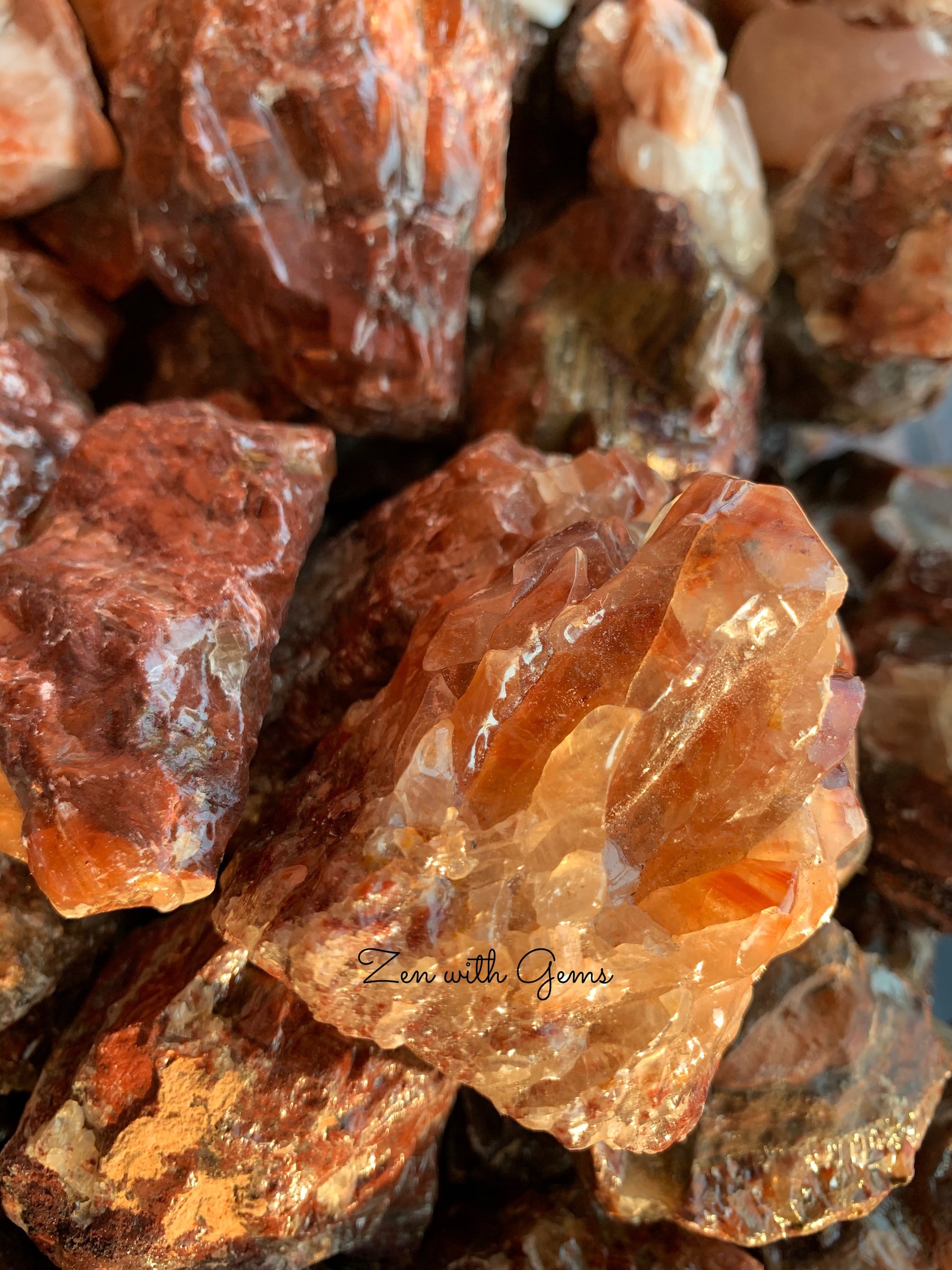 Red Calcite Large Dragons Blood Red Calcite Natural Rough | Etsy