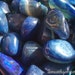 Indigo Blue Agate Large Tumbled Blue Agate Magic Spells - Etsy