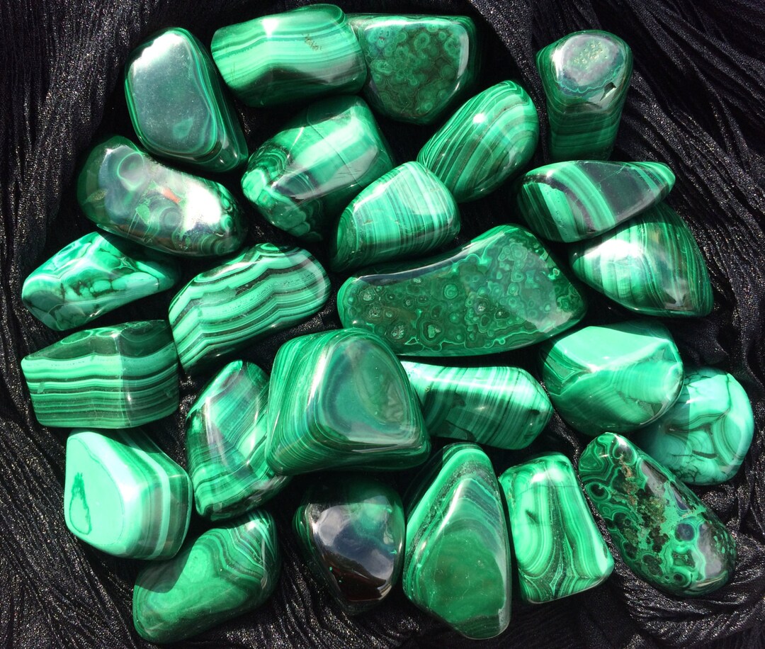 Malachite, Tumbled Malachite, Chakra, Reiki, Holistic, Pagan Altar ...