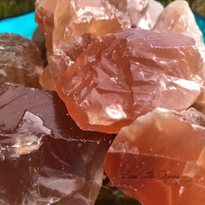 Caramel Calcite From Pakistan, New Find, Rare, Natural Rough Chunks ...
