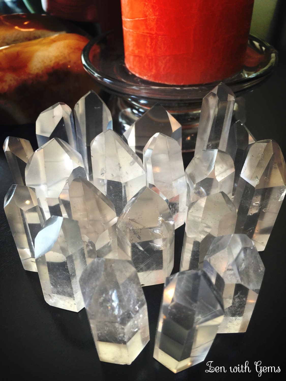 Small Quartz Point Quartz Generator Point Crystal Grid Full | Etsy